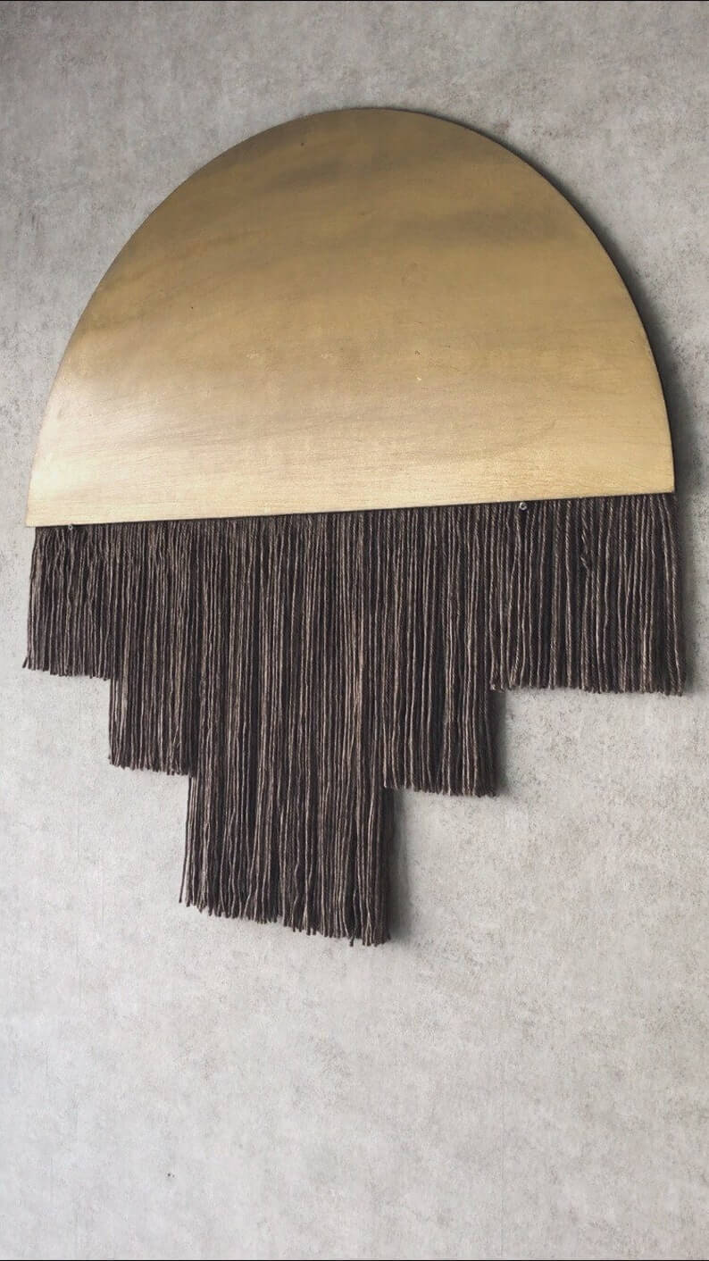 Macrame Wall Hanging/ Half Moon Wall Hanging – The Colours