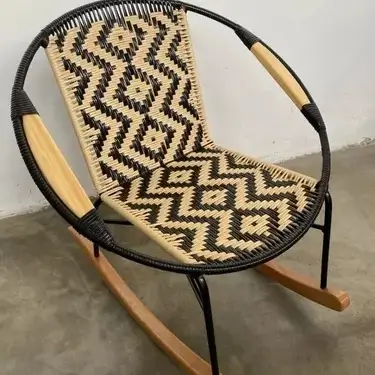Hand Woven Rocking Chair – The Colours