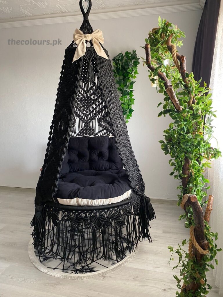 Crochet Swing, Luxury Macrame Swing Chair, Handmade, Crochet Swing ...